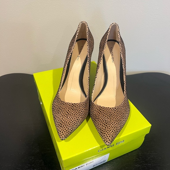 Gianni Bini | Shoes | Gianni Bini Womens Brown Polka Dot Shoes | Poshmark